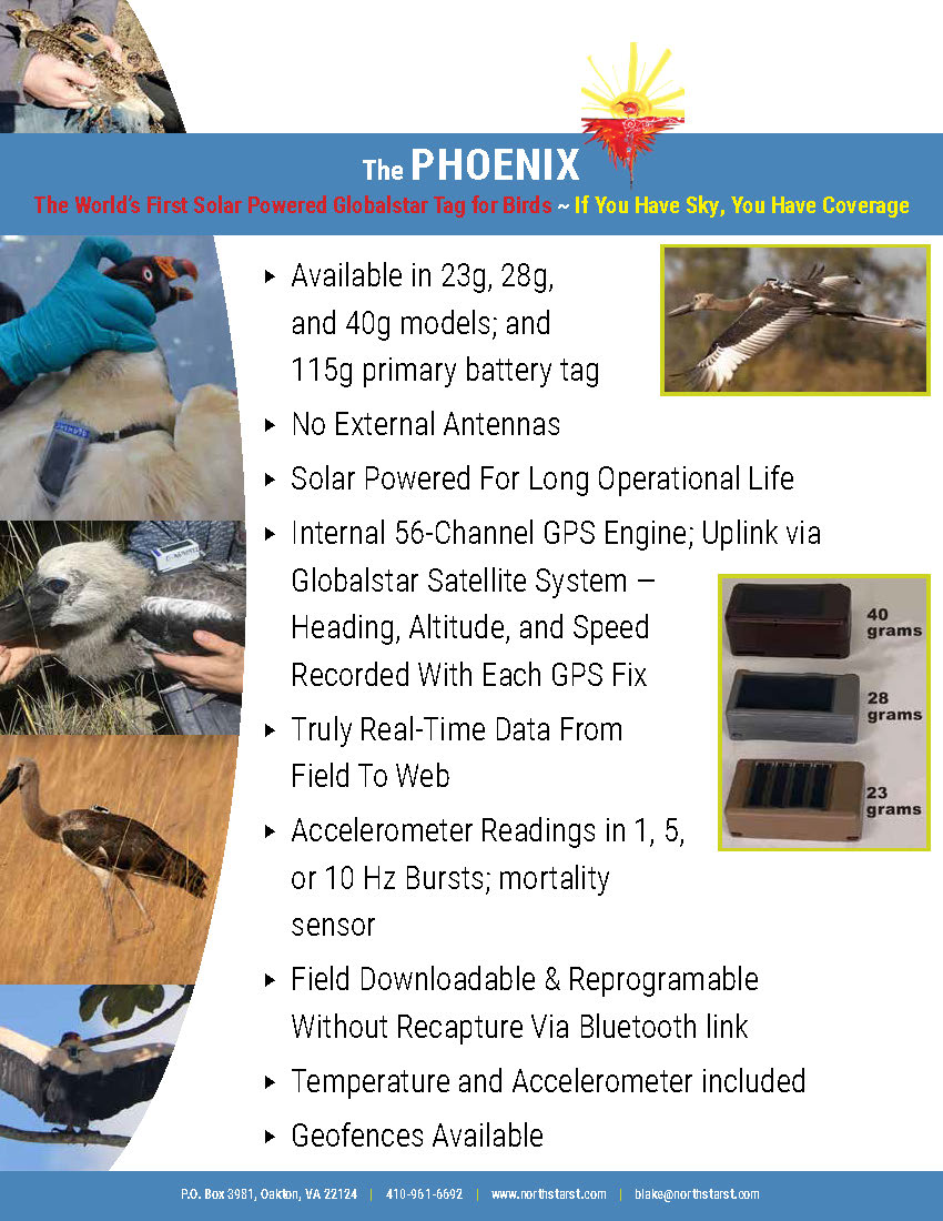 Tracking Birds North Star Science And Technology